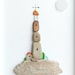 Pebble Art for Beach House, Pebble Art Lighthouse, Nautical Decor ...