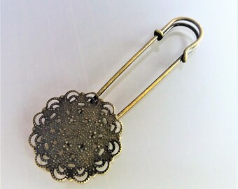 Fancy safety pin | Etsy