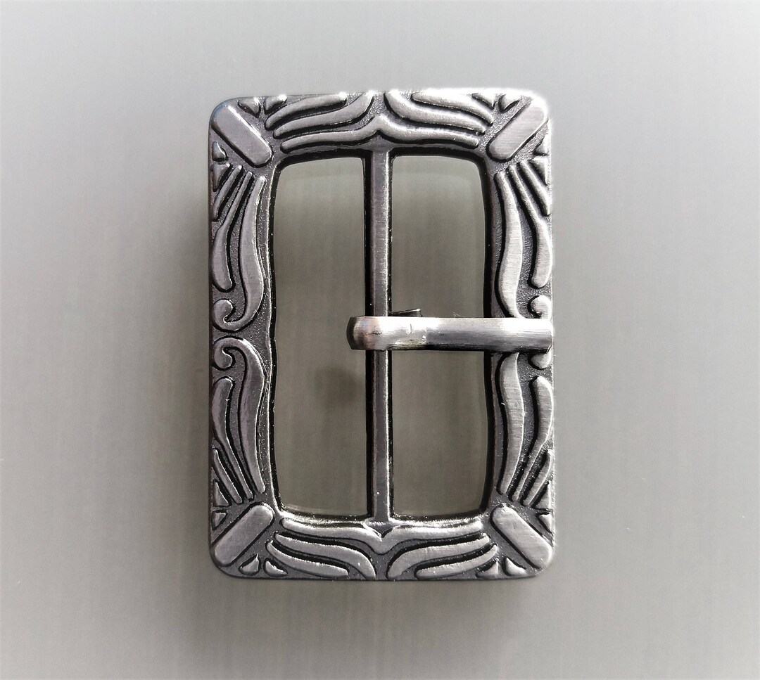 Dark Metal Belt Buckle 2.5 Cm Pass - Etsy