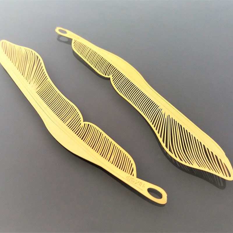 Feather Bookmarks - Etsy