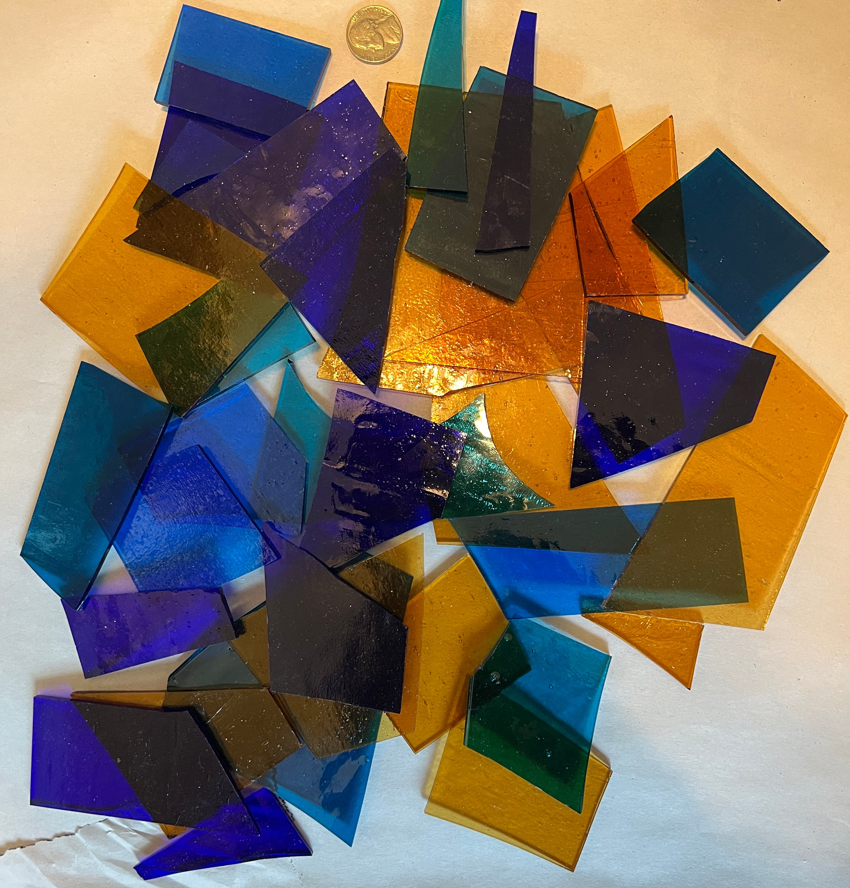 Scrap Glass Honey Dew Glass | atelier-yuwa.ciao.jp