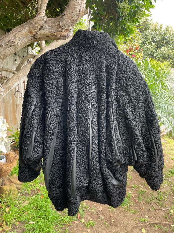 80’s Retro Broadtail With Leather Inserts Large Batwi… - Gem