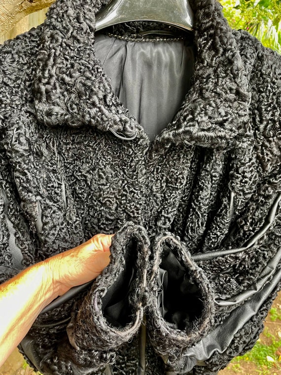 80’s Retro Broadtail With Leather Inserts Large Batwi… - Gem