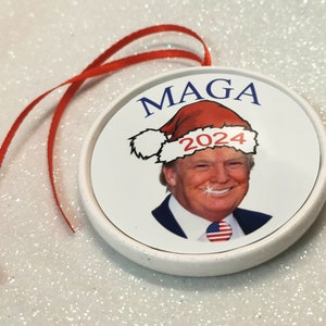 MAGA Donald Trump 2024 Christmas Tree Decoration - Etsy