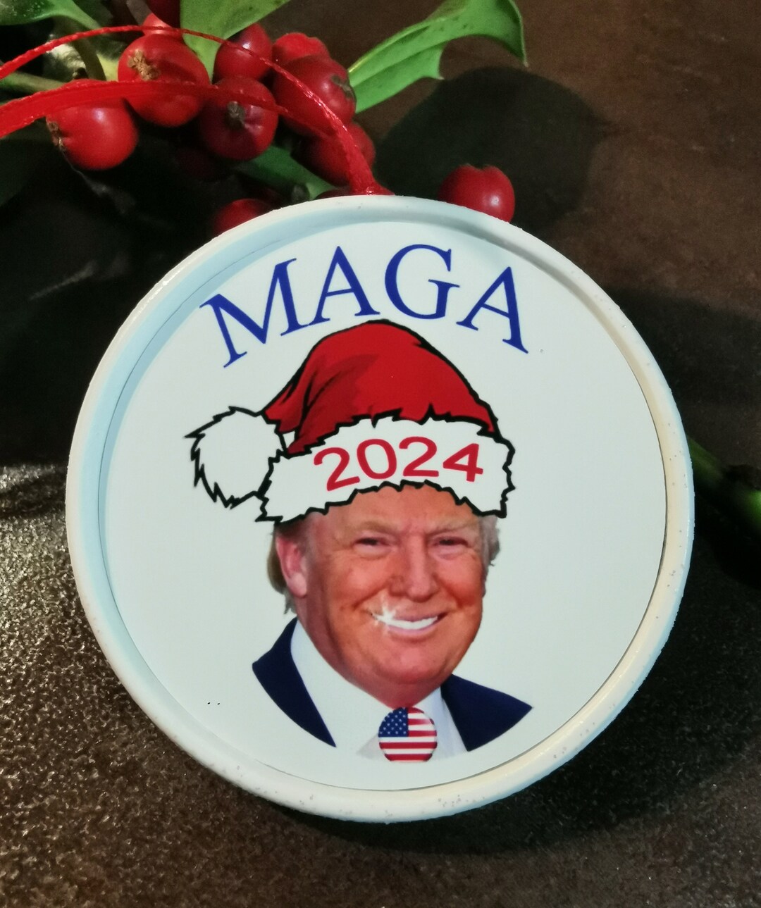 MAGA Donald Trump 2024 Christmas Tree Decoration - Etsy