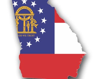 Georgia State Decal | Etsy