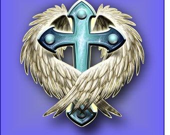 Angel Wings Cross | Etsy