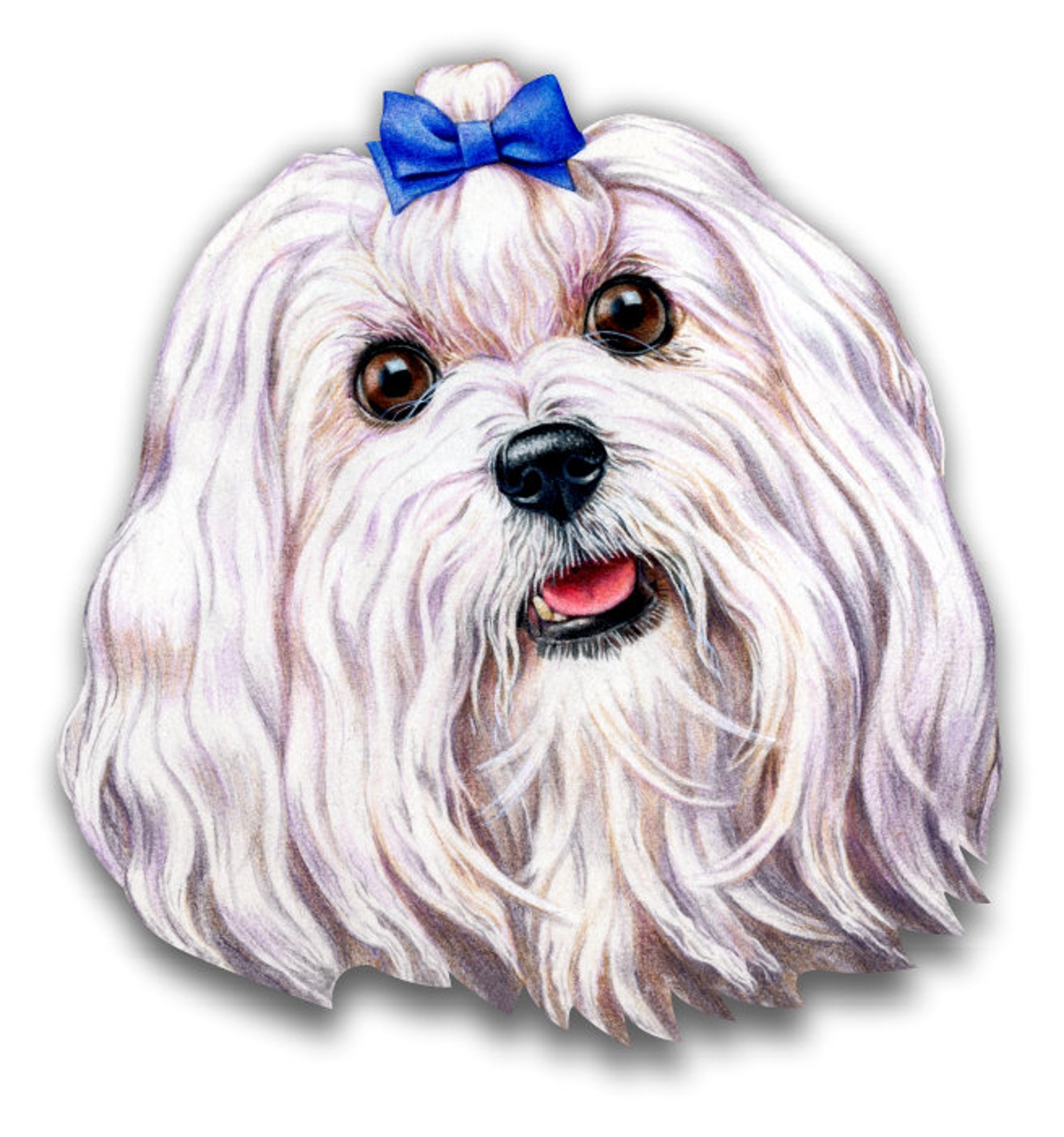 Maltese Decal Bumper Sticker for Auto Cars Trucks Windshield - Etsy