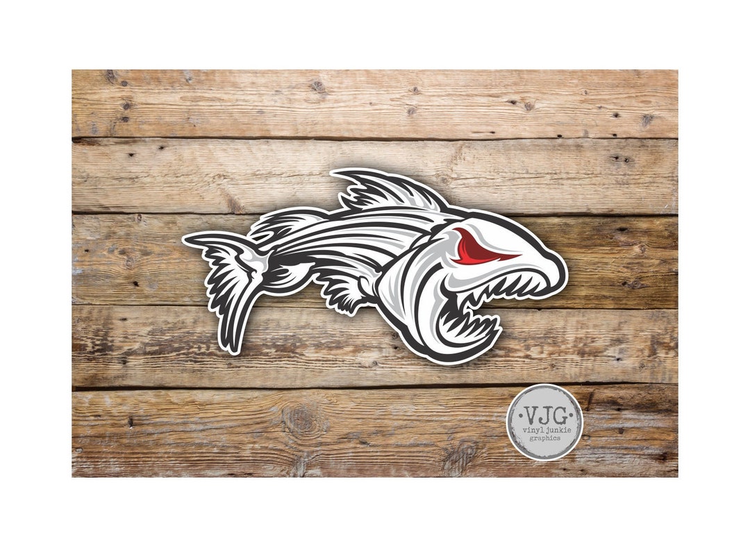 Evil Fish Sticker for Cars Trucks Laptops Any Smooth Surface Various ...