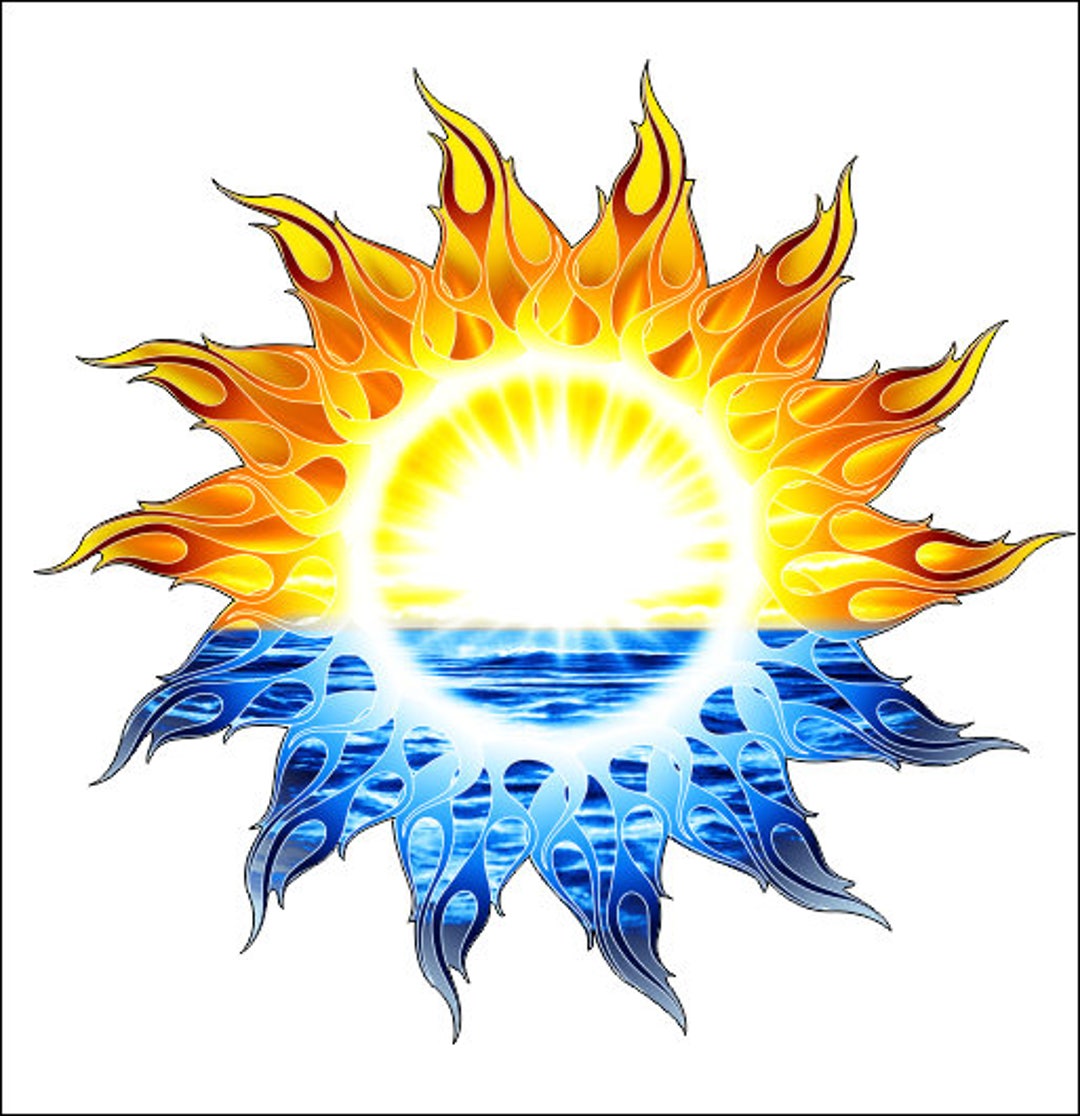 Tribal Sun Sticker for Car Truck Laptop or Any Smooth Surface ***free ...