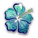 2" Hibiscus Flower Sticker Hawaii Flower Sticker for Phones Decoration ...