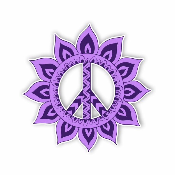 Peace Sign Decal - Etsy