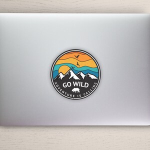 Go Wild Adventure is Calling Car Vinyl Sticker Decal Bumper Sticker for ...