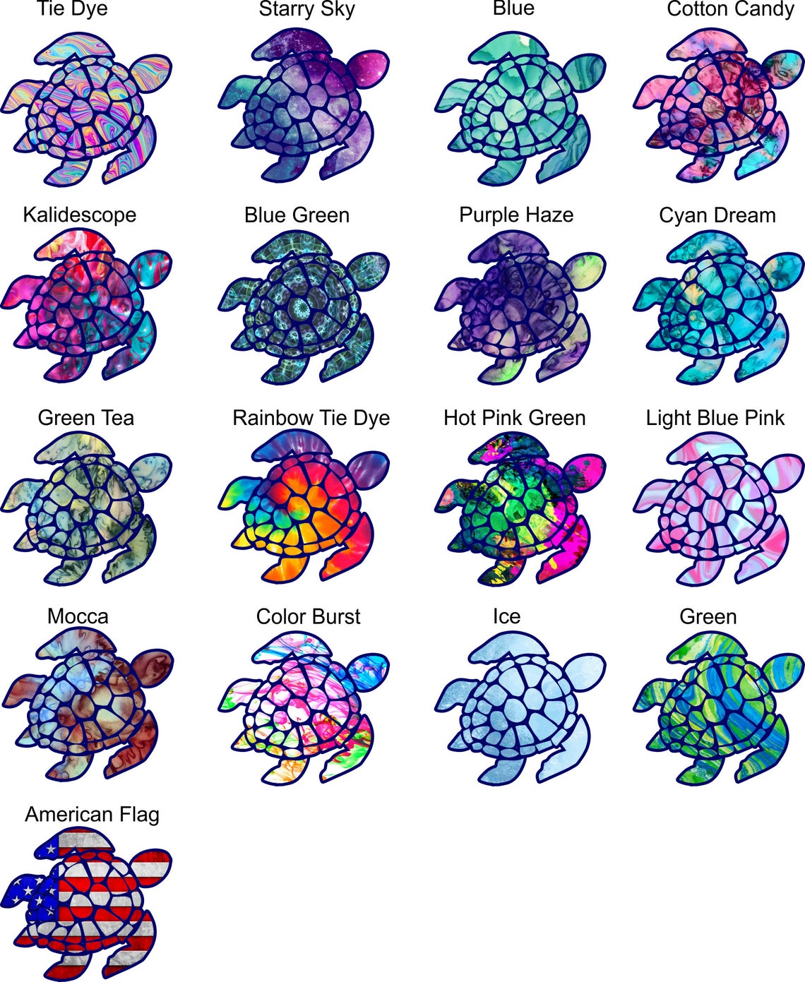 Sea Turtle Initial Monogram Decal Bumper Sticker Car Truck - Etsy