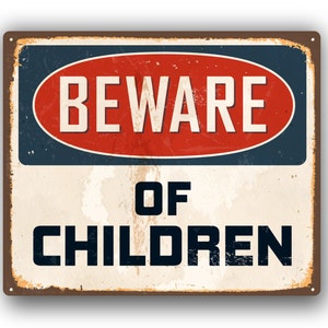 Beware of Children Funny Sticker for Car Truck Laptop or Any Smooth ...