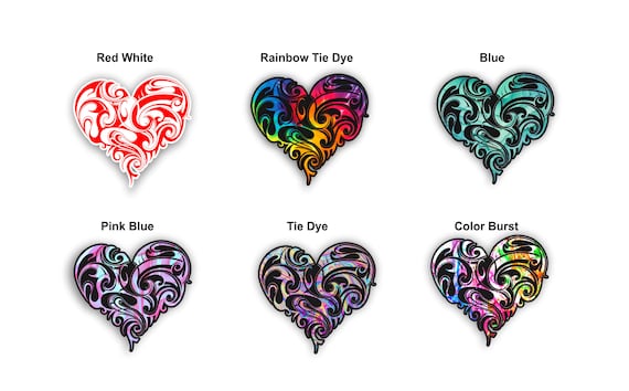 Maori Heart Tribal Sticker Decorative Abstract Art Decal for | Etsy