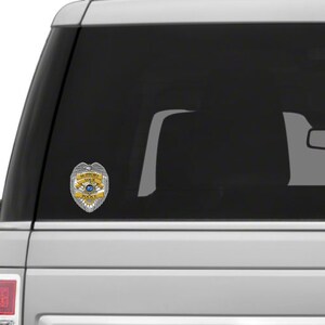 Police Support Badge Decal/sticker Back the Blue ***free Shipping*** - Etsy