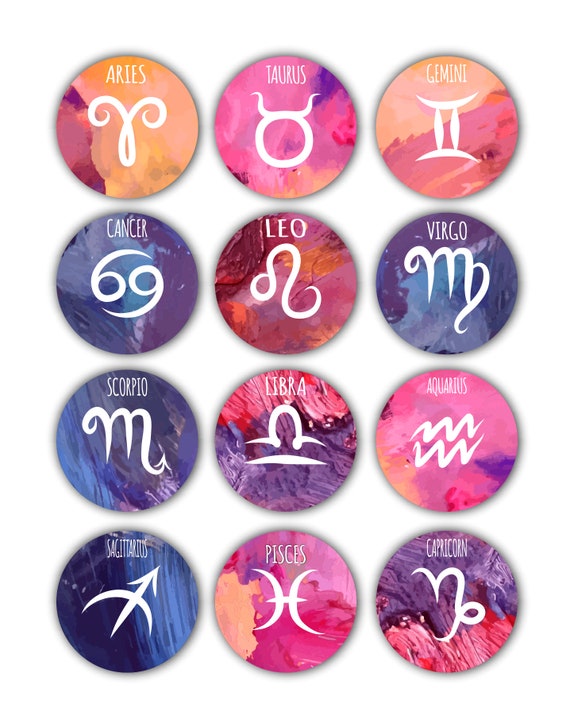 Zodiac sign stickers 60 photos - Astrologytoyou.com