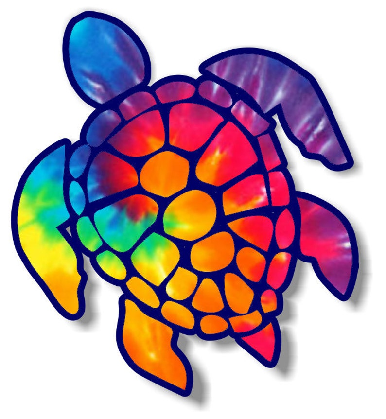 Sea Turtle 3" Sticker for Cell Phones, Cars, Trucks Laptops Stick to ...