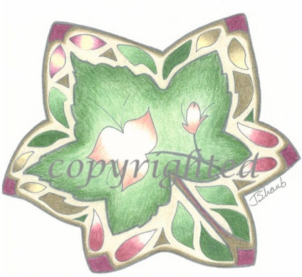 Maple Leaf Art Cards Blank Inside - Etsy