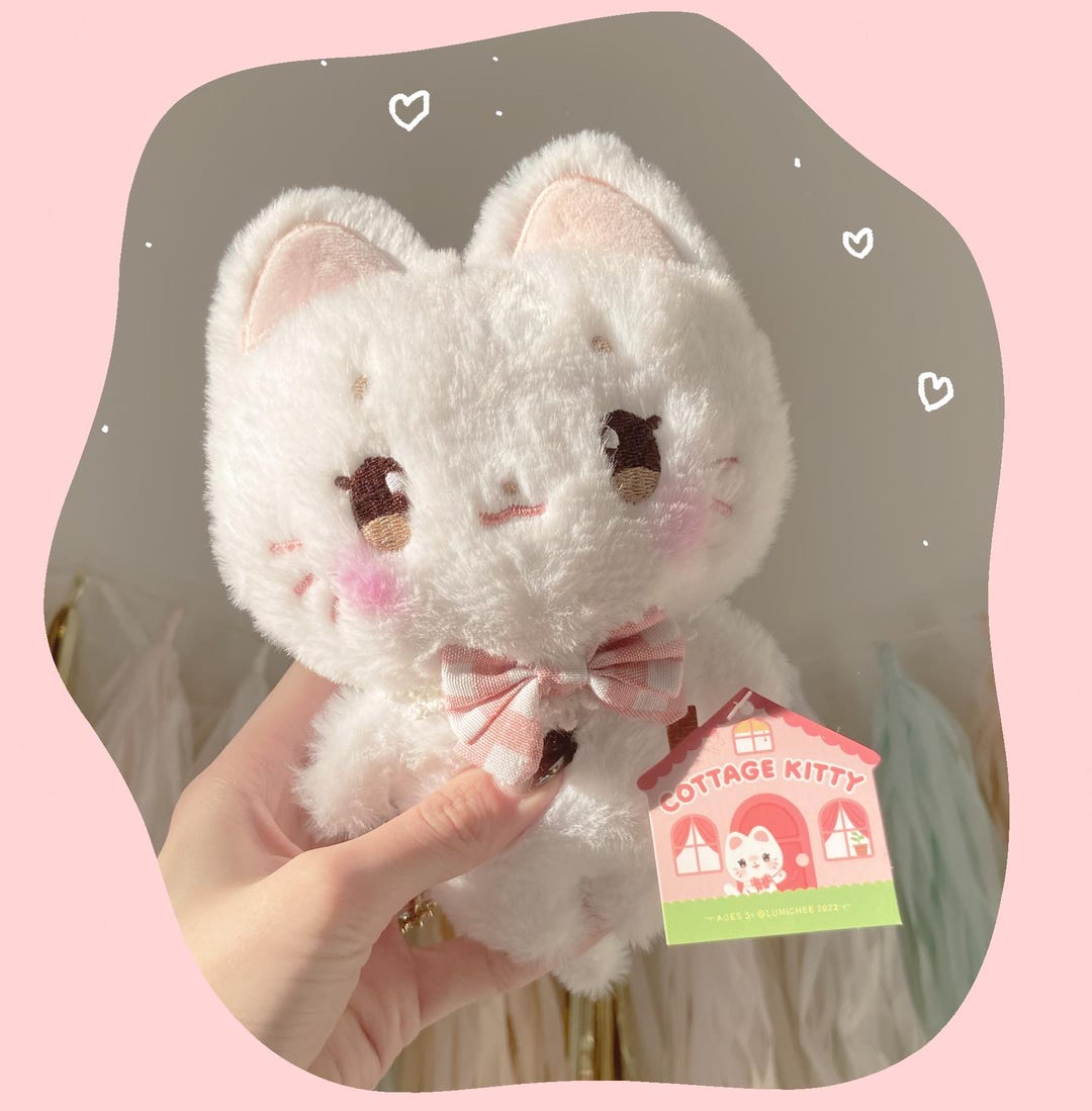 Cottage Kitty Mini Plush- A Minus Grade - Please Read Description - Etsy