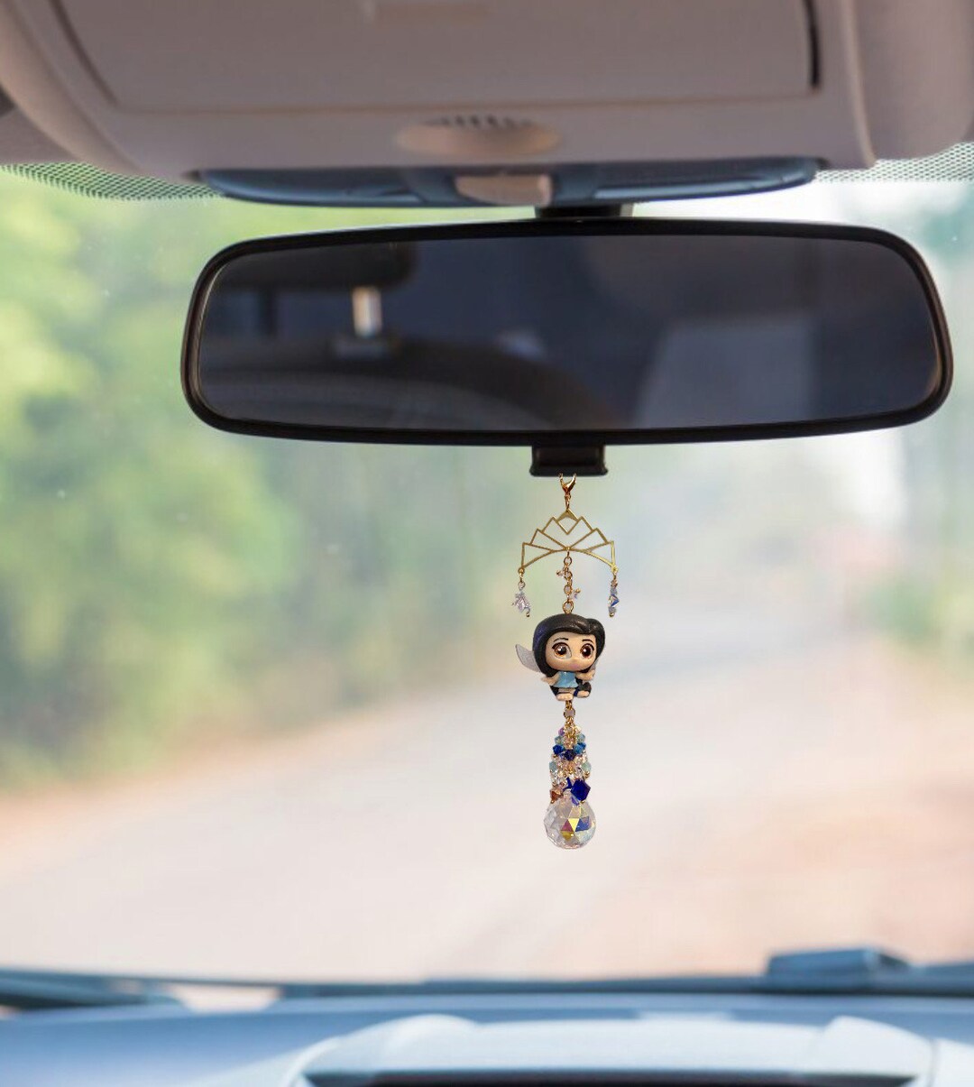 Silvermist Fairy Car Suncatcher Charm, Rear View Mirror, New Vehicle ...