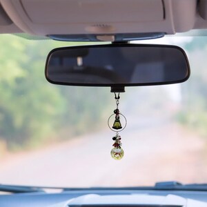 Totoro and Soot Sprites Car Suncatcher, Rear View Mirror, New Vehicle ...