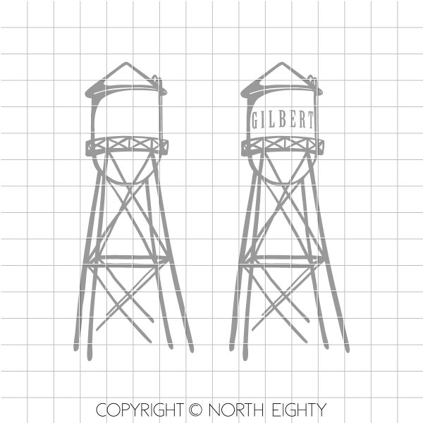 Gilbert Water Tower - Etsy