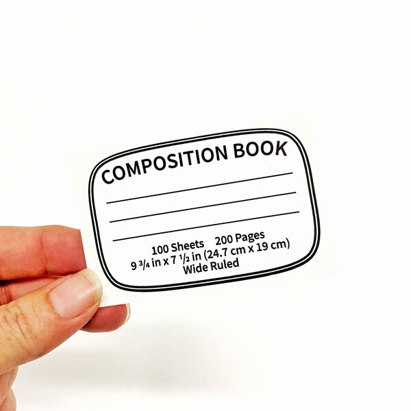 Notebook Decal - Etsy