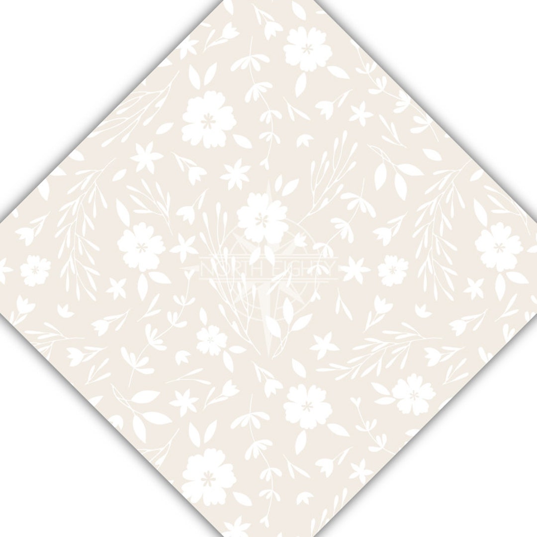 Floral Pattern Vinyl, Spring Flowers, Heat Transfer Vinyl, Flowers ...