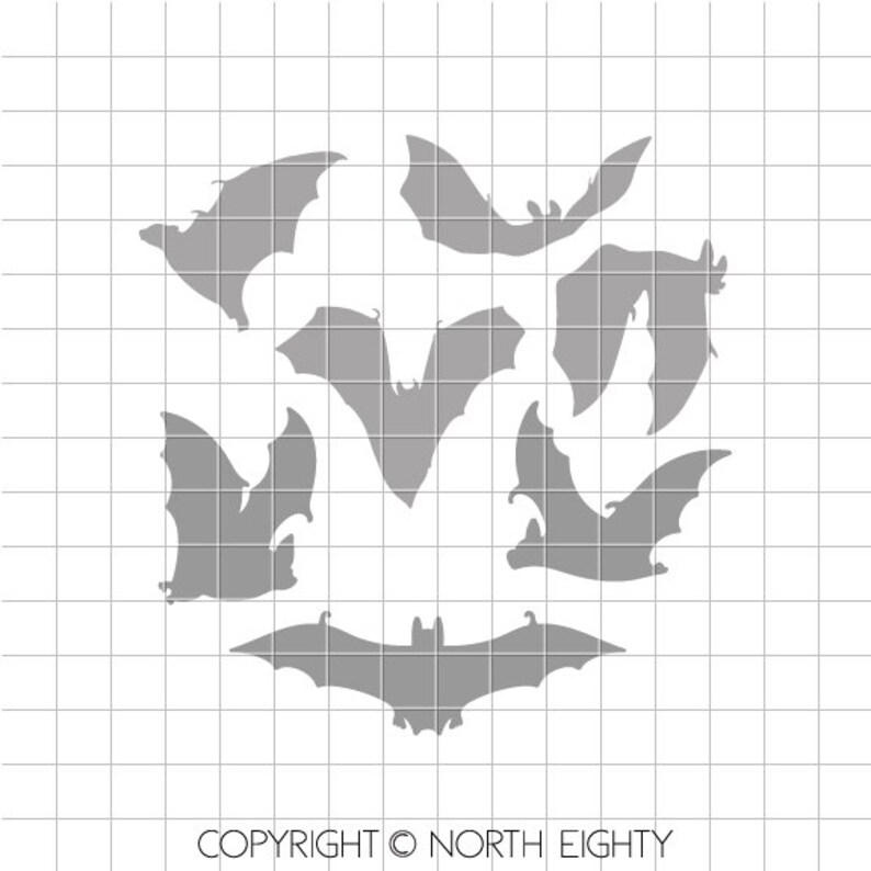Halloween Batsr Svg Bats Dxf Bunting Banner Cut File - Etsy