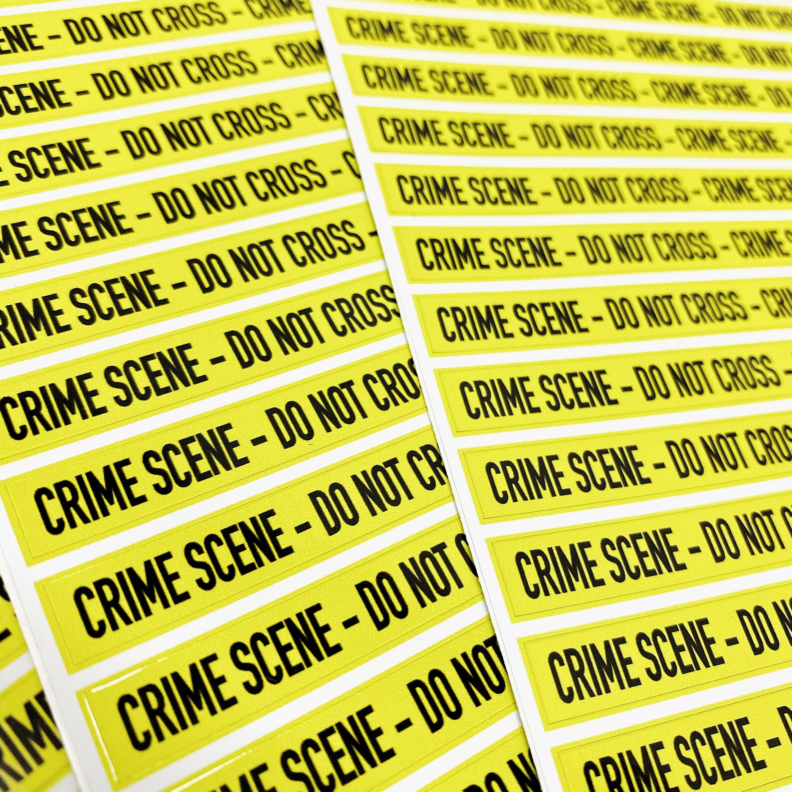 Crime Scene Tape Sticker Decals Halloween Decals Crime - Etsy
