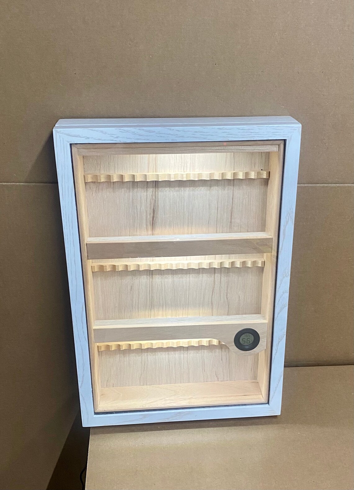 Modern Style On-Wall Display Humidor available in exotic and | Etsy