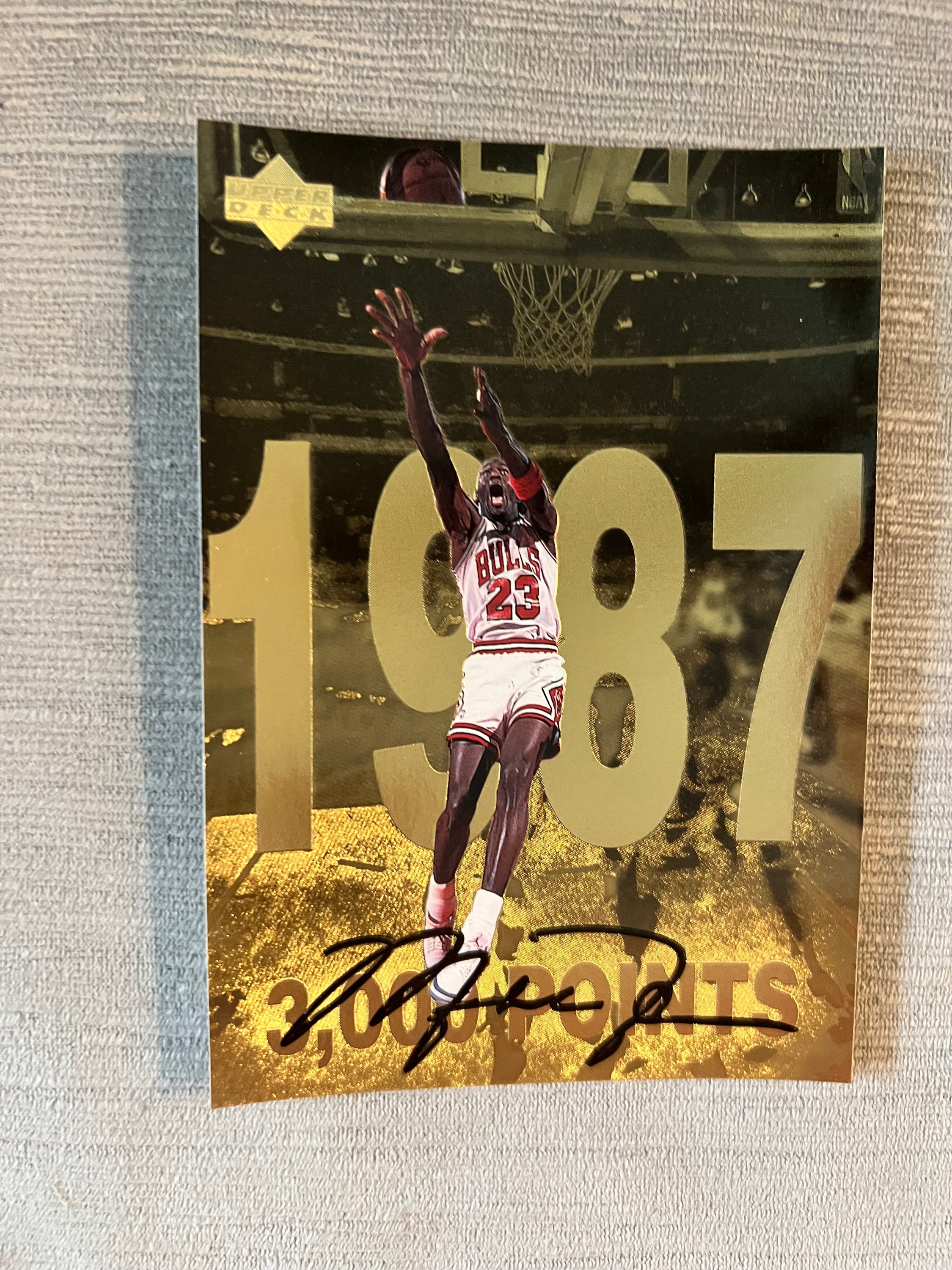 Michael Jordan Upper Deck Gold Refractor Cards Full Set of 12 - Etsy