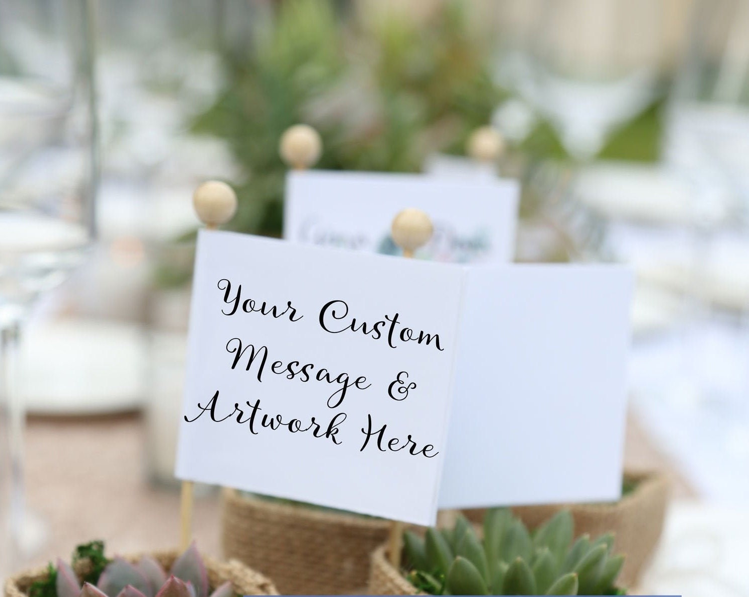 Custom Favor Tags Custom Flag Tags for Favors Personalized - Etsy