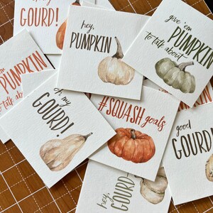 Pumpkin Pun Tags, Fall Pun Tags, Instant Download, Print at Home ...