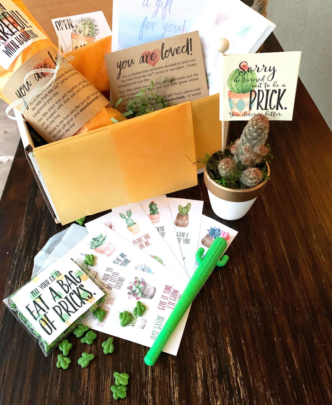 Mega Breakup Care Package Prick Pun Separation Divorce Online - Etsy