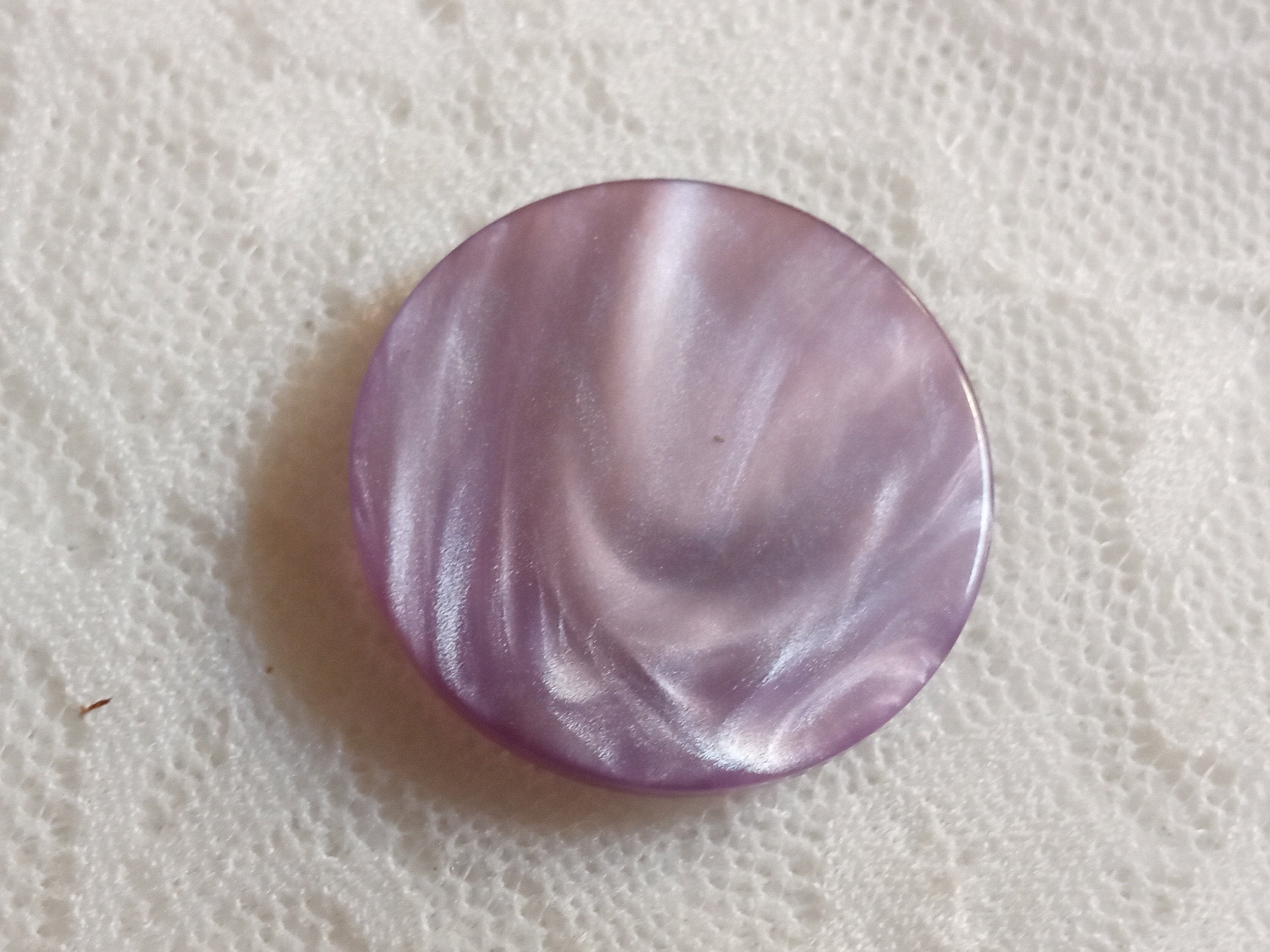 10 Light Plastic Buttons 25 Mm Lilac Purple Mother of Pearl - Etsy