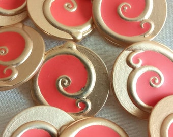 Metal Stem Buttons - Etsy