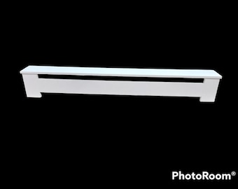 Shaker Style 3 Ft. Wood Baseboard Heater Cover Kit in White - Etsy