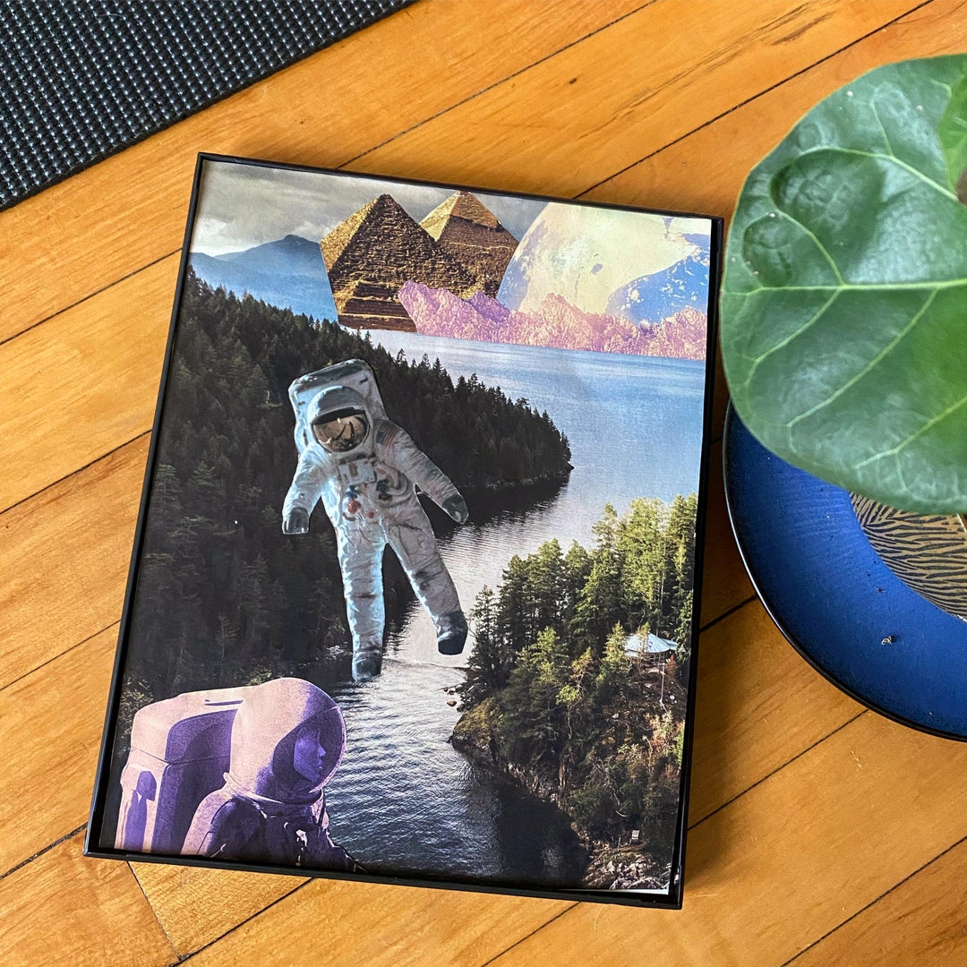 This is Outer Space Collage - Etsy