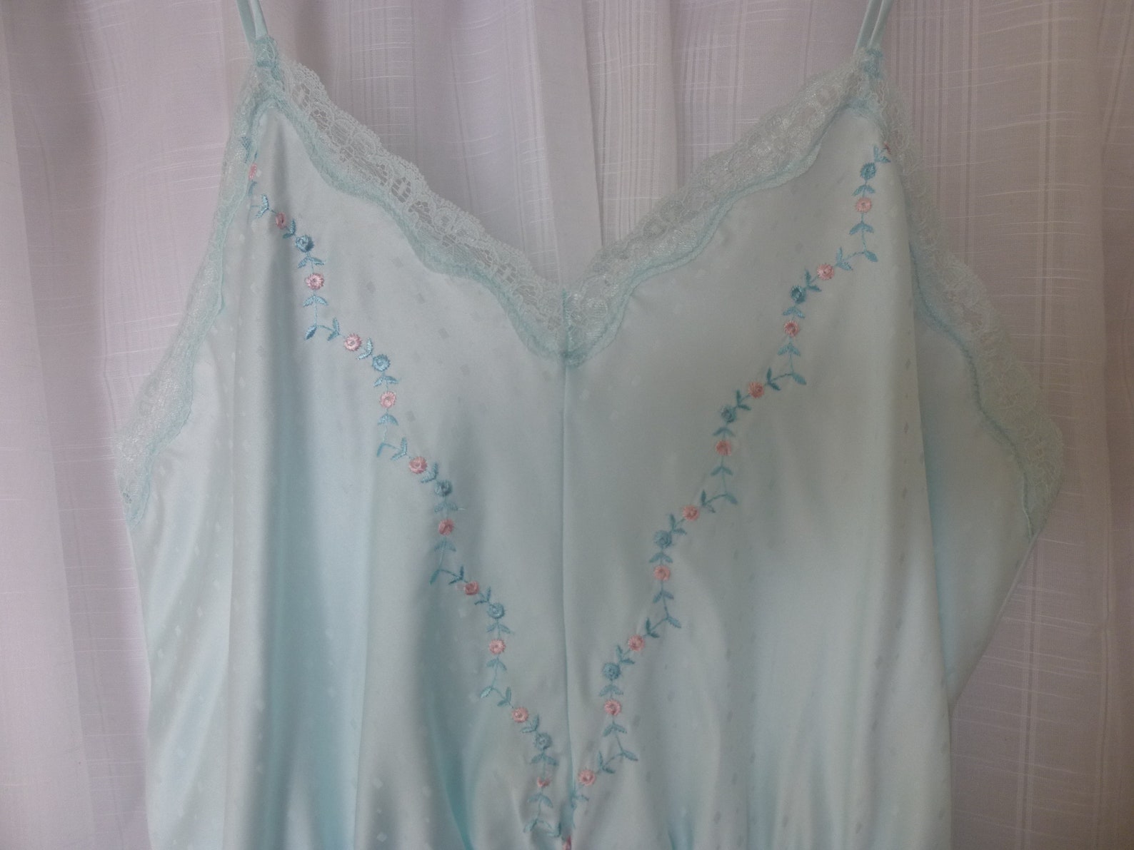 Vintage 80s Beth Michaels Embroidered Teddy Chemise Robe Three - Etsy