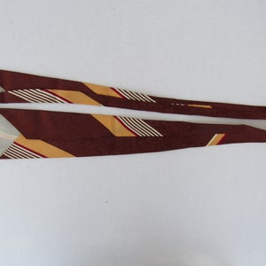 Vintage 40s 50s Arrow Jacquard Leaf Weave Geometric Striped - Etsy