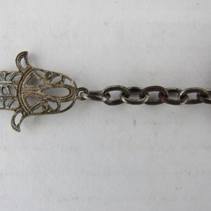 Vintage 50s 60s Moroccan Arabic Star Sword Camel Niqab Face Hamsa Charm ...