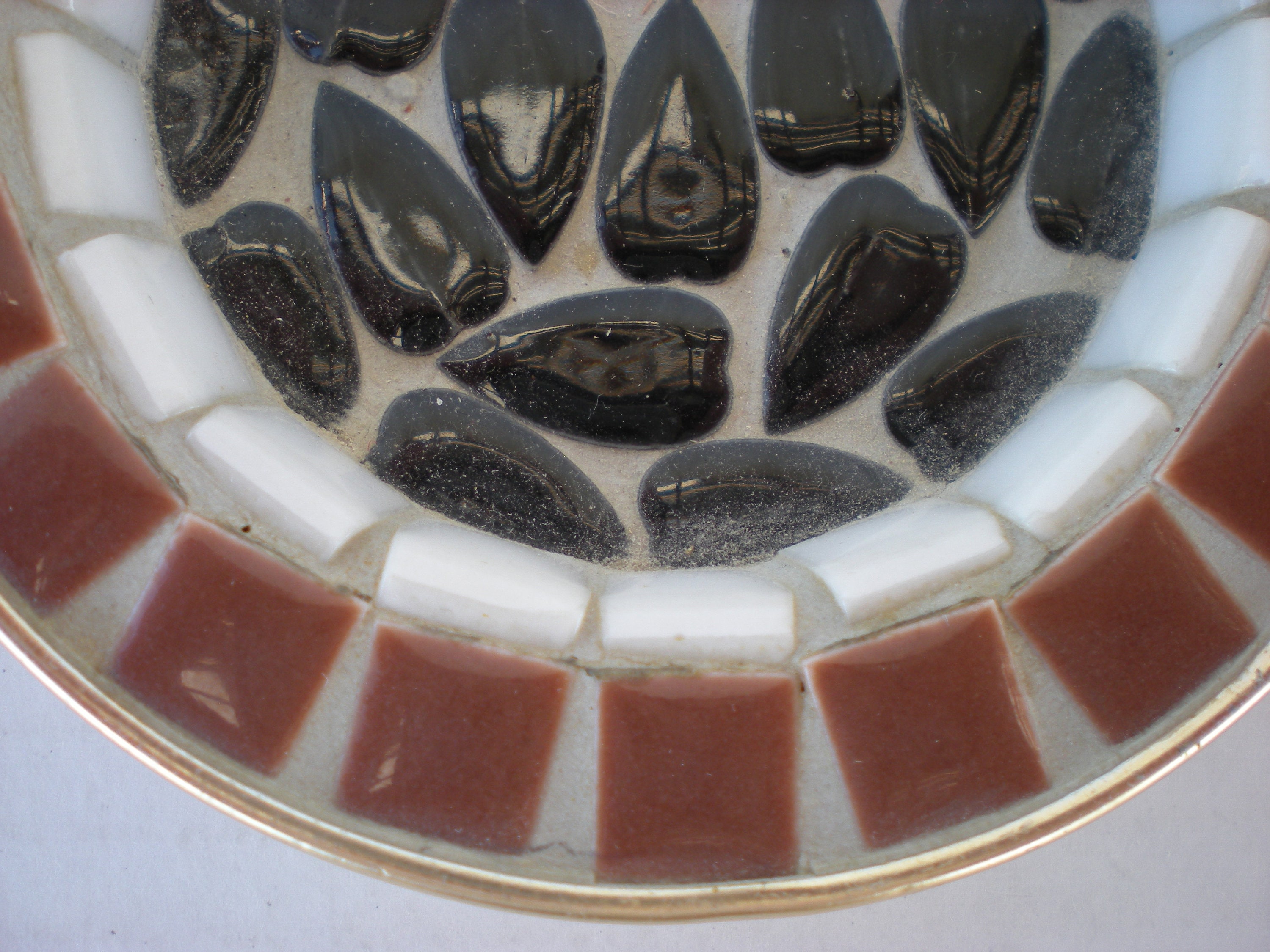 Vintage 60s Japanese Modern Art Mosaic Hand Crafted Ceramic - Etsy