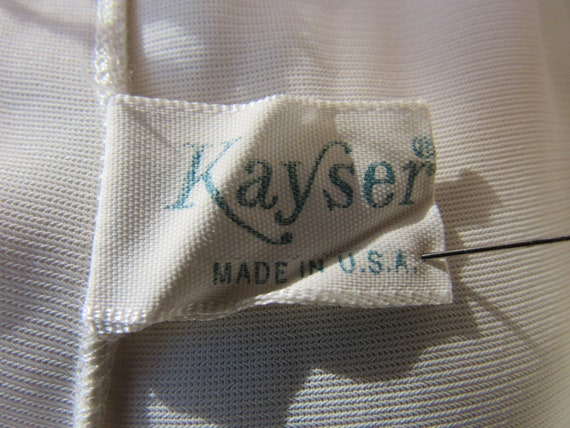 Vintage 50s 60s Kayser Lacy Block Color Full-Slip Dre… - Gem