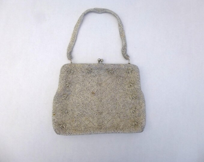 Vintage 50s Richere Hand-beaded Evening Clutch: Retro Formal Purse, Art ...