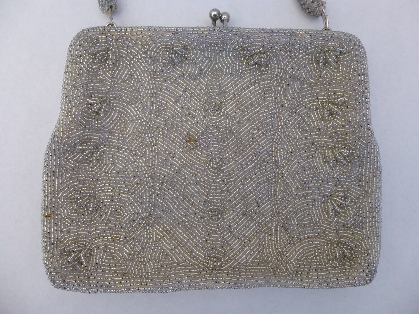 Vintage 50s Richere Hand-beaded Evening Clutch: Retro Formal Purse, Art ...