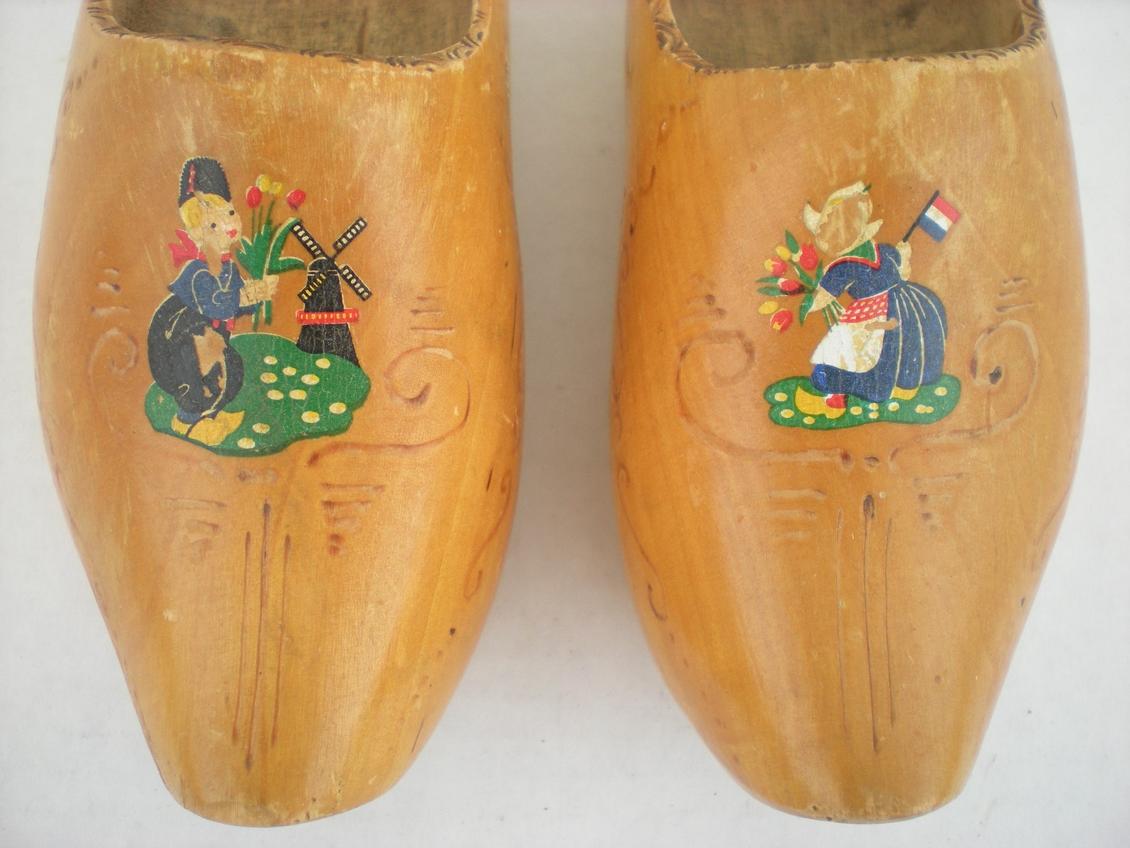 Vintage 50s 60s Dutch Miniature Clogs Hand-Carved Wooden Wall | Etsy