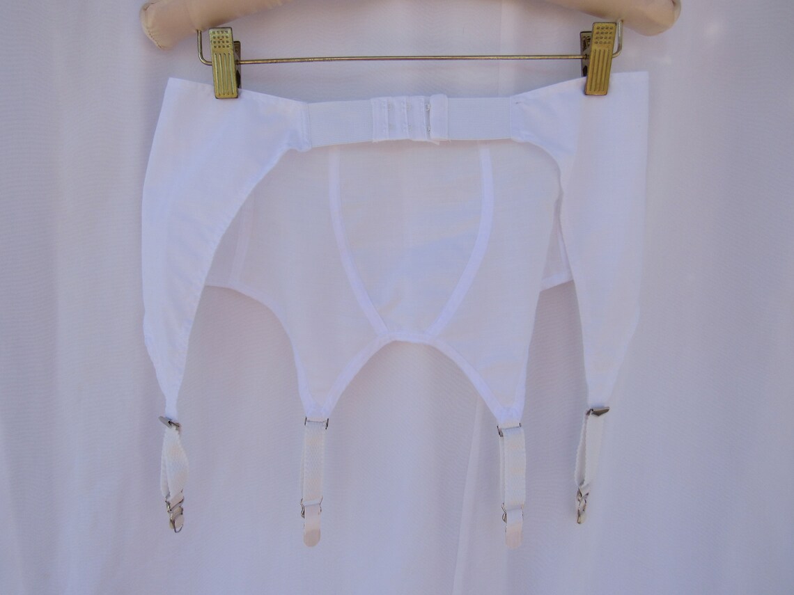 Vintage 70s Sears Cotton Garter Belt Lingerie 27-30 S M | Etsy